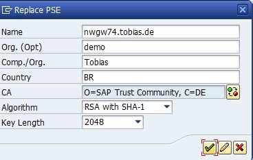 Install A Server Certificate In SAP NetWeaver ABAP Create A SSL