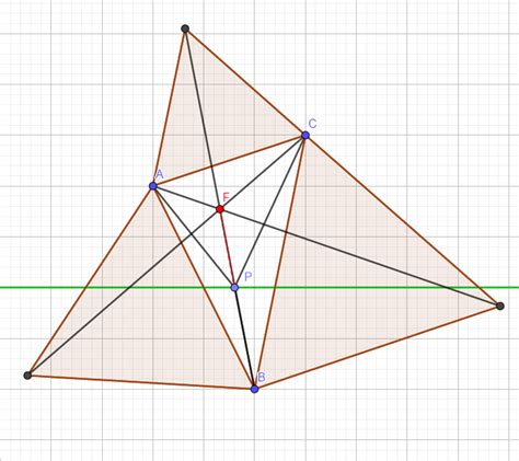 Geometry How To Find The Point On A Line Which Has The Minimum Length To Three Points
