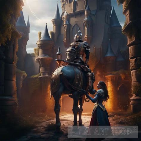 Knight Protecting Princess