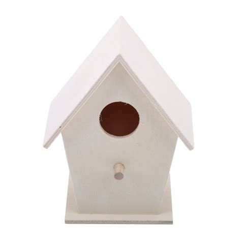 Creative Wooden Hummingbird House With Hanging Rope Home Gardening Decoration Bird‘s Small Hot