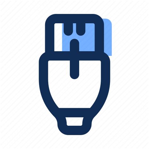 Ethernet Connection Internet Networking Cable Icon Download On Iconfinder