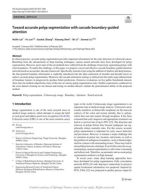 toward accurate polyp segmentation with cascade boundary guided