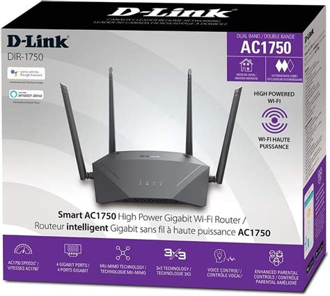 D Link Dir 1750 Us Enrutador Wifi Ac1750 Mesh Smart Internet Home Network System Rendimiento