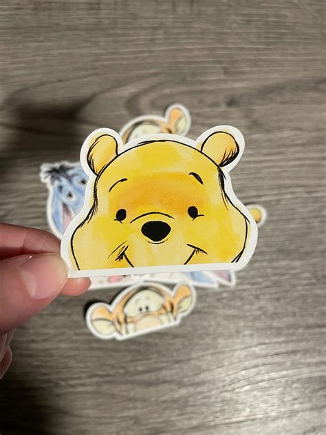 Peeking Winnie The Pooh Stickers Hundred Acre Woods Disney Stickers