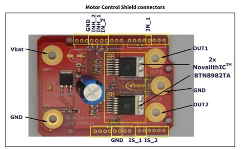 Dcmotorcontrbtn8982tobo1 30a 8 ~ 18v Dc Brush Motor Shield