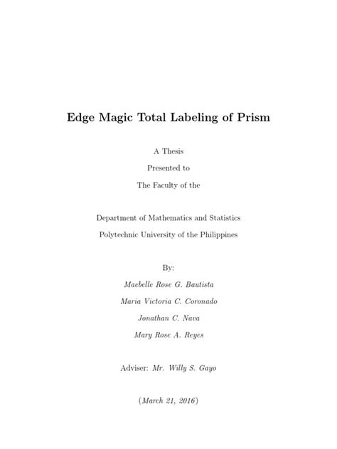 Edge Magic Total Labeling Of Prism Download Free Pdf Vertex Graph