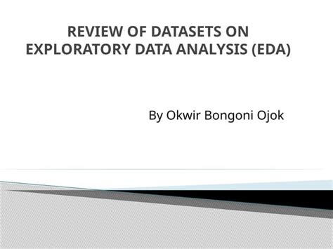 Exploratory Data Analysis Eda Is Used By Data Scientists To Analyze