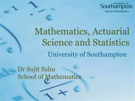 Ppt Mathematics Actuarial Science And Statistics Powerpoint Presentation Id521652