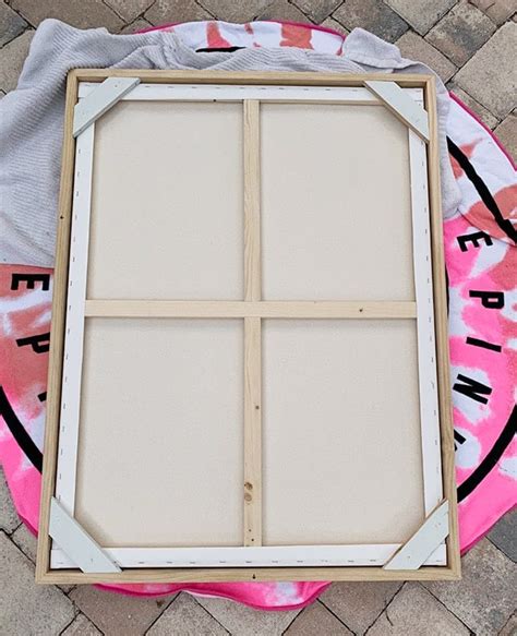 DIY Canvas Floating Frame Jenna Sue Design