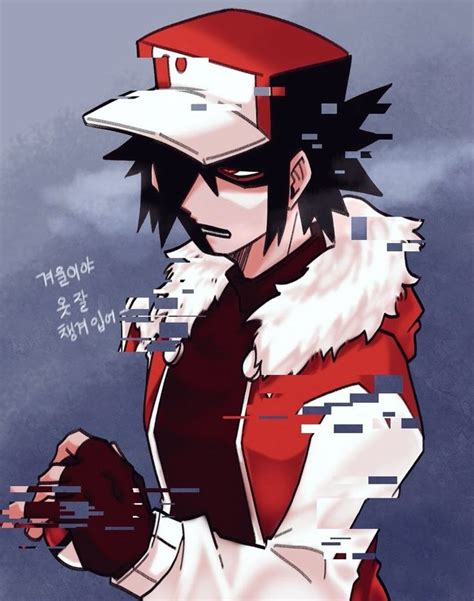 Pin De Psilocybin Em Glitchy Red Pokemon Personagens Masculinos