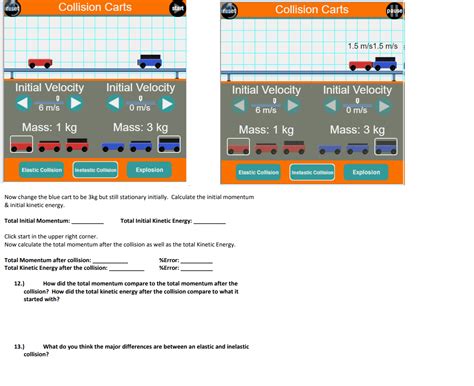 Solved Reset Collision Carts Start Reset Collision Carts Chegg