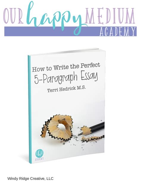 How To Write The Perfect 5 Paragraph Essay Pdf Adolescence Essays