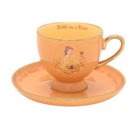Disney Princess Belle Tea Cup Saucer 7oz Mug