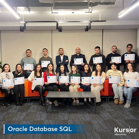 Növbəti Oracle Database Sql Təlimini Yüksək Nəticə Ilə Başa Vurmuş Tələbələri Sizlərə Təqdim