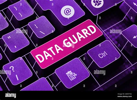 Handwriting Text Data Guard Business Concept Manage Databases To