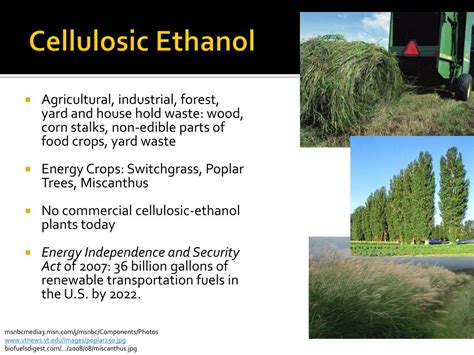 Ppt Cellulosic Ethanol And E85 Vehicles Powerpoint Presentation Free