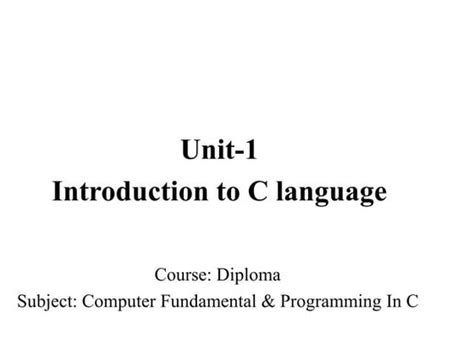 Computer Programming - Lecture 1 | PPT | Programming Languages | Computing