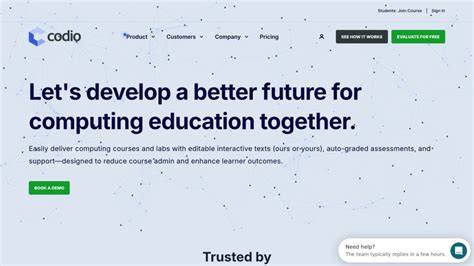 Codio 大規模なプログラミング教育・学習のための、フル機能オンラインideとカリキュラムツールを提供するクラウド型プラットフォーム。 Moge