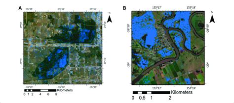 Benchmark Flood Maps Of A Houston And B Coraki Download