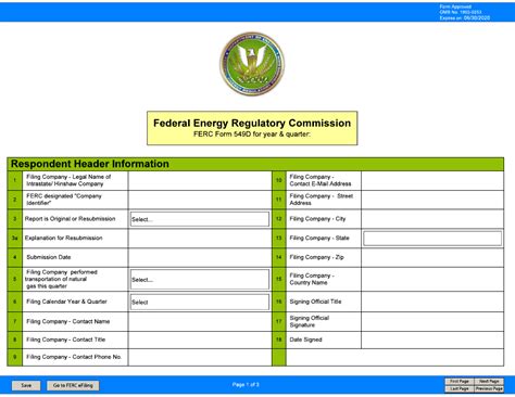 Ferc Form 549d Fill Out Sign Online And Download Fillable Pdf