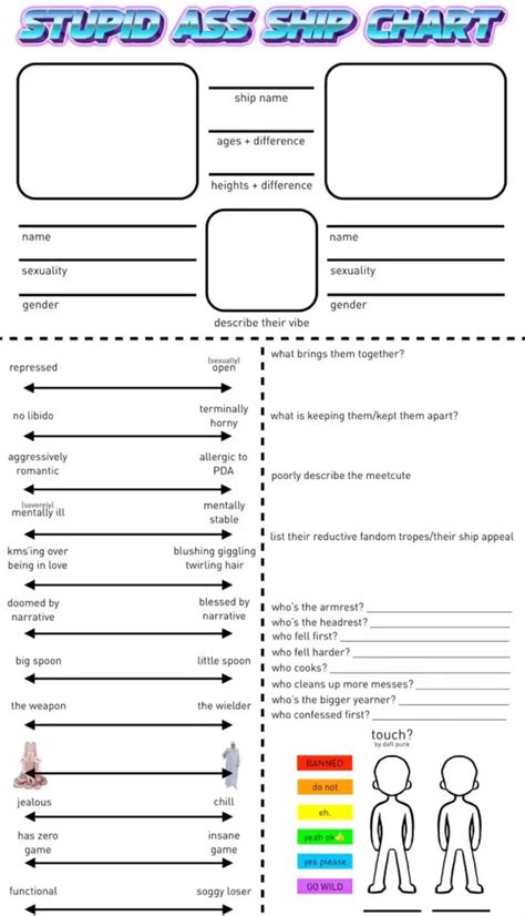 Ship Chart Character Sheet Template Character Sheet Writing Creative Drawing Prompts
