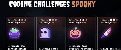 Halloweendev 🎃 Javascript Programming Challenges Dev Community