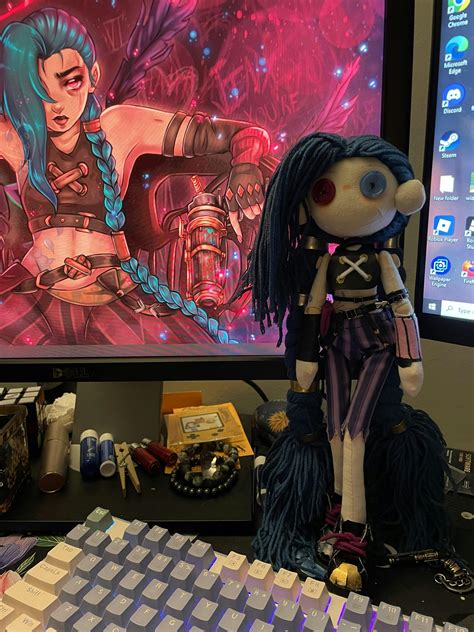 Jinx Handmade Doll Button Eyes Dolls