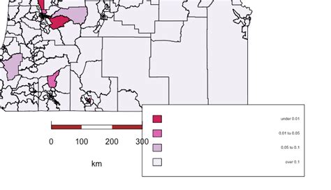 Decreasing Distance Between Legend S Items In R Geographic Information Systems Stack Exchange
