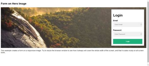 How I Used Css To Overlay A Form With A Full Width Image Hazzaz Abdul
