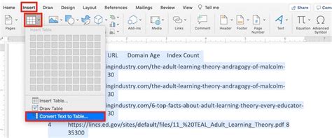 how to quickly make and edit microsoft ms word table designs 2022