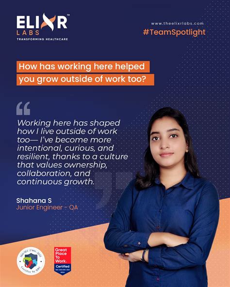 Teamspotlight Teamelixr Elixrlabs Cultureofgrowth Peoplefirst Elixr Labs