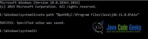 download and install java development kit jdk 11 java code geeks