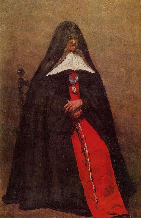 The Mother Superior Of The Convent Of The Annonciades 1852 By Camille