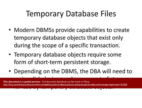 The Complete Guide To Dba Practices And Procedures Data And Storage Mgmt