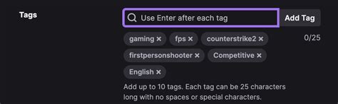 How To Add Tags On Twitch Plus The Best Twitch Tags In