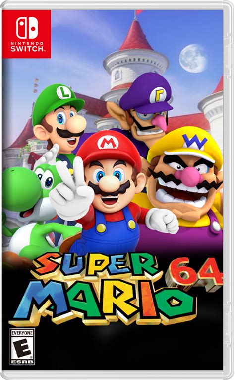 Super Mario 64 Remastered Box Art Concept By Big Z 2015 On Deviantart