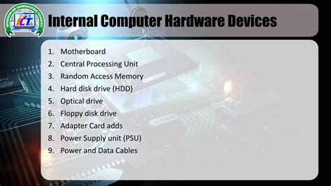 Lesson 4 Pc Hardware Components Internal Devices Part 1 Ppt