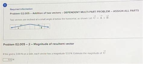 Required Information Problem Addition Of Two Chegg