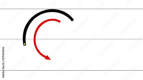 How To Write Uppercase And Lowercase Letter C Animated Tutorial For