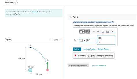 solved a proton follows the path shown in figure 1