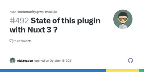 State Of This Plugin With Nuxt 3 · Issue 492 · Nuxt Community Pwa Module · Github