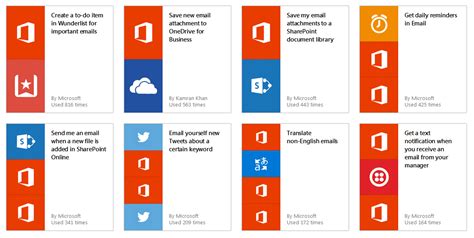 Microsoft Official Free Application Microsoft Flow That Makes Multiple Web Services Cooperate