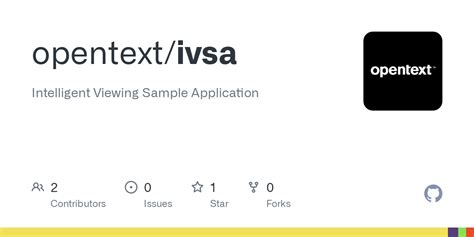 GitHub Opentext Ivsa Intelligent Viewing Sample Application