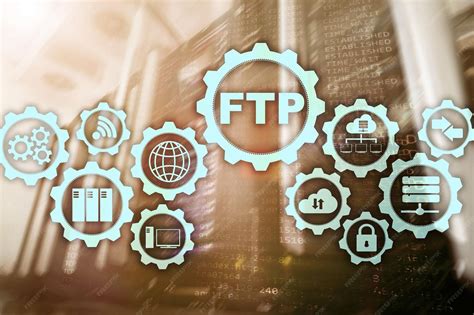 Premium Photo Ftp File Transfer Protocol Network Transfer Data To Server On Supercomputer