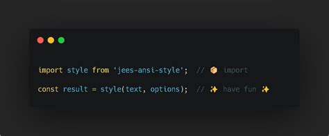 Ansi Styling 🎨 Rnpm