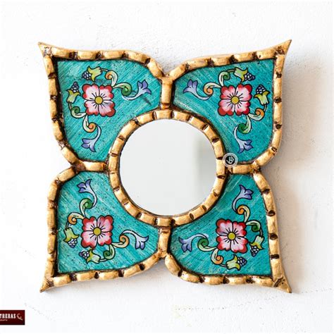 Small Mirror Hand Painted Etsy