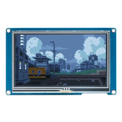 Resistive Touch Hmi Display Module 480x270 4 3 Inch Tft Display Support Video Playback