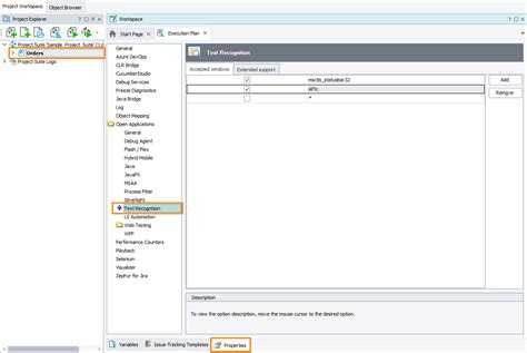 Project Properties Text Recognition Options Testcomplete Documentation
