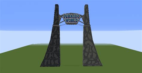 Jurassic World Giant Gate Minecraft Map
