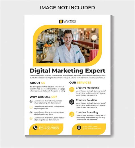 Premium Vector Creative Corporate Modern Business Marketing Flyer